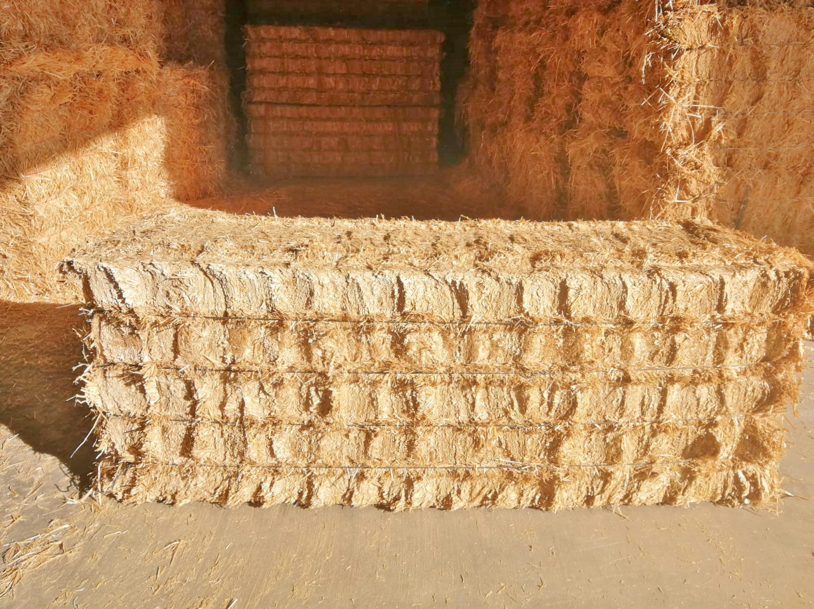 Buy Quality Grade 100% Wheat Straw Hay Packed In 390kg Bales from ...