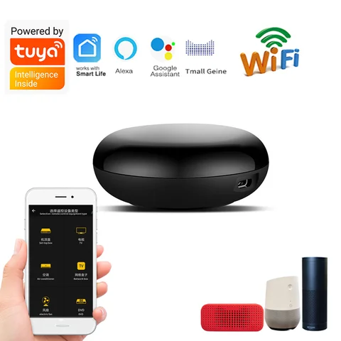 Buy Wifi Wireless Intelligent Universal Infrared Remote Control Mobile ...