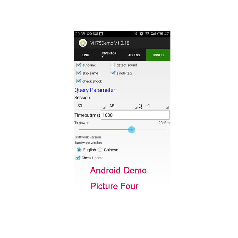 Buy Wireless Uhf Rfid Reader Handheld Terminal For Guard Tour System ...
