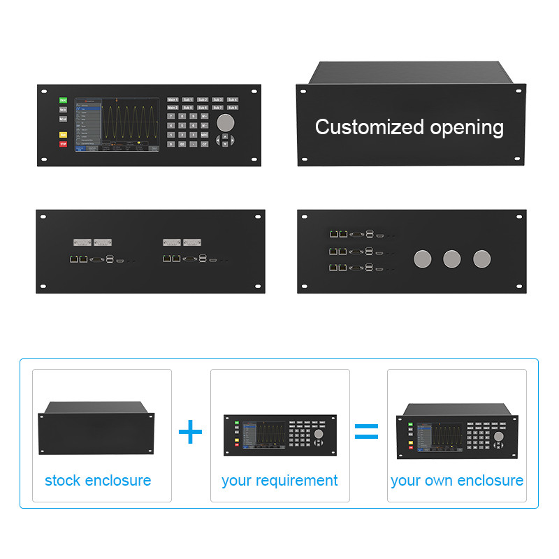 Buy Yongu 4u 19 Inch Rack Enclosure Flat Extruded Side Panel Aluminum ...