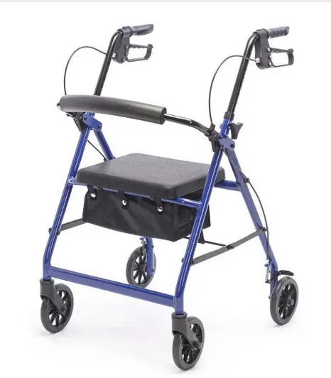 Buy Aluminum Rollator Walker Rl001 With 4 Wheels For Elderly Walker ...