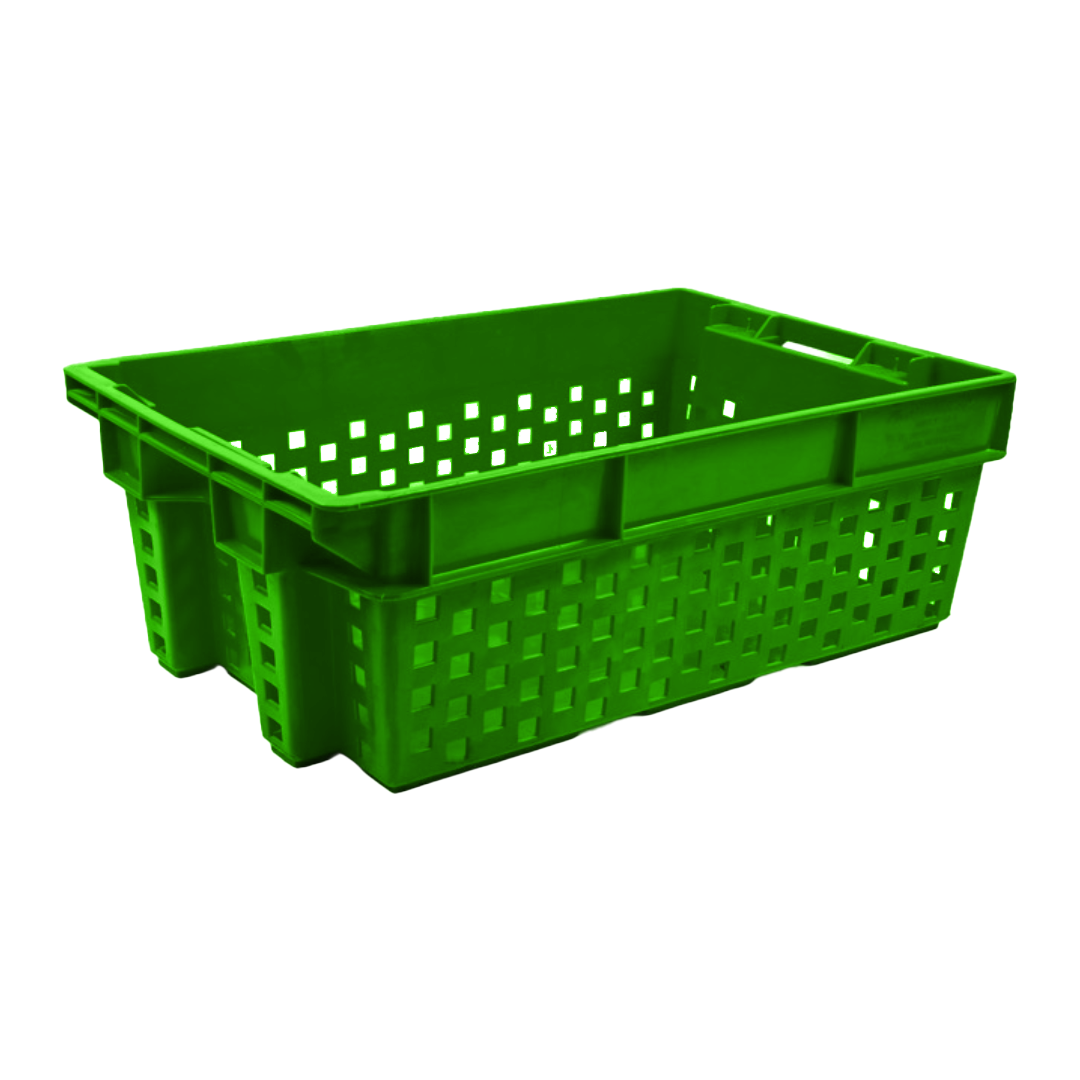 Buy Vegetable & Produce Storage Crate 58x38x22cm | Stackable Plastic ...