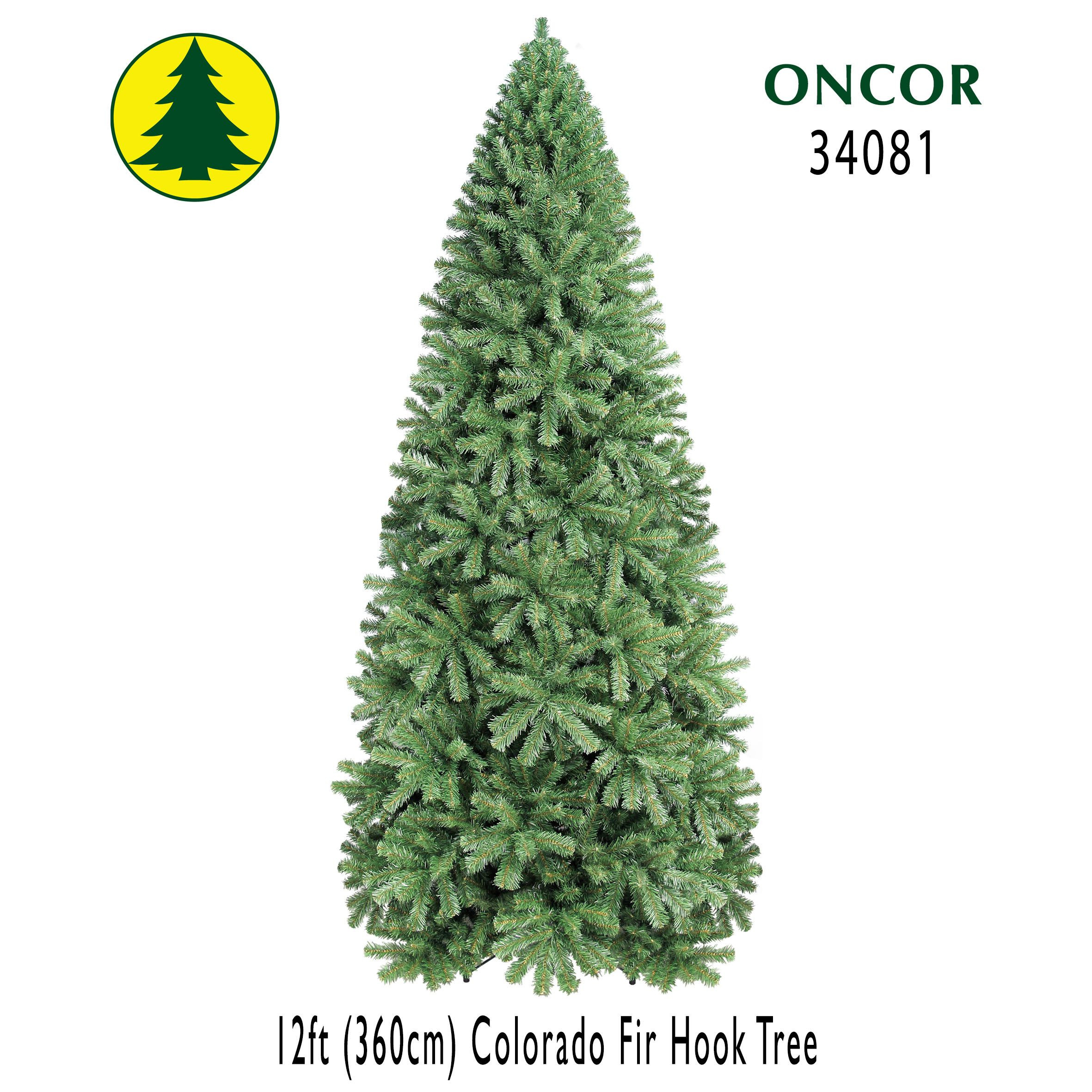 Buy Oncor 12ft (360cm) Colorado Hook Tree from Oncor Justin Limited ...