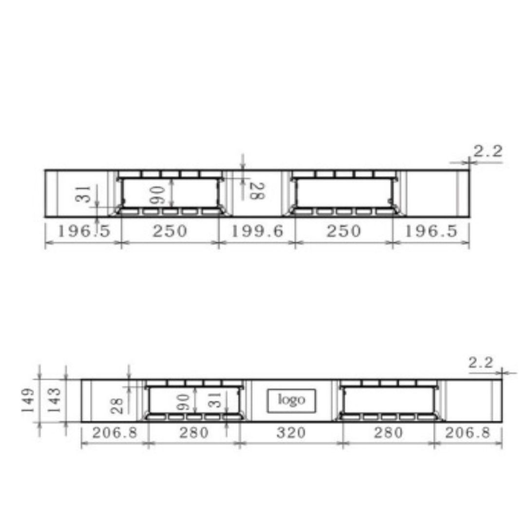 Buy Large Ventilated Pallet – Double Deck (model: Ipl1311) from Ethic ...