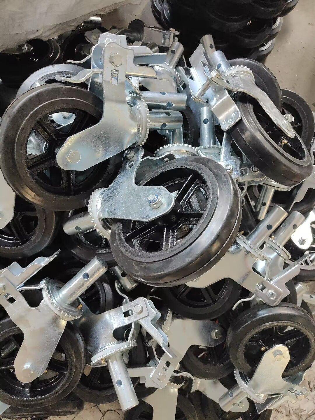 Buy 8" Rubber Caster Scaffolding Caster Frame Scaffold Mobile Scaffold ...