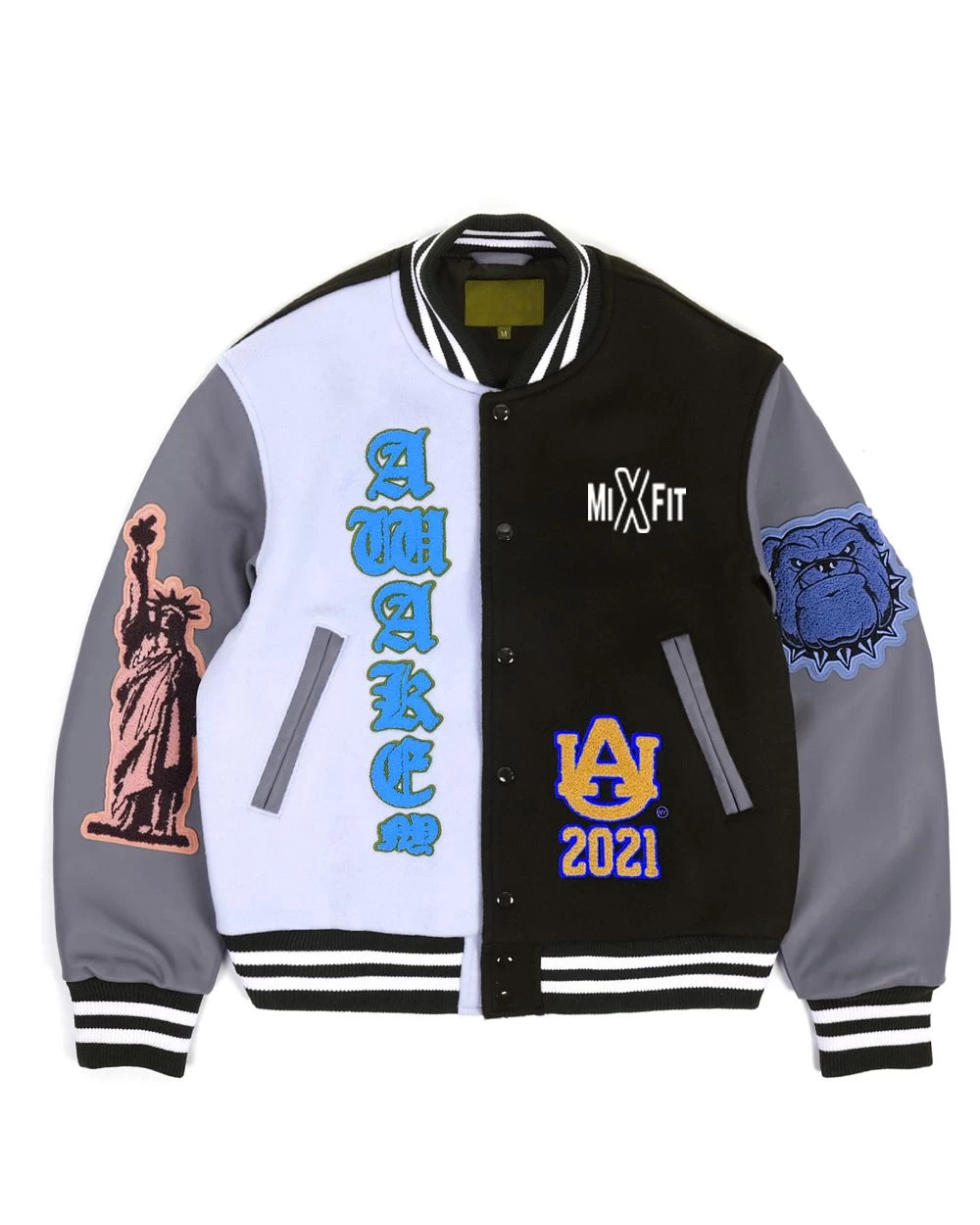 Buy Baseball Varsity Letterman Lightweight Jacket from MIXFIT APPARELS ...