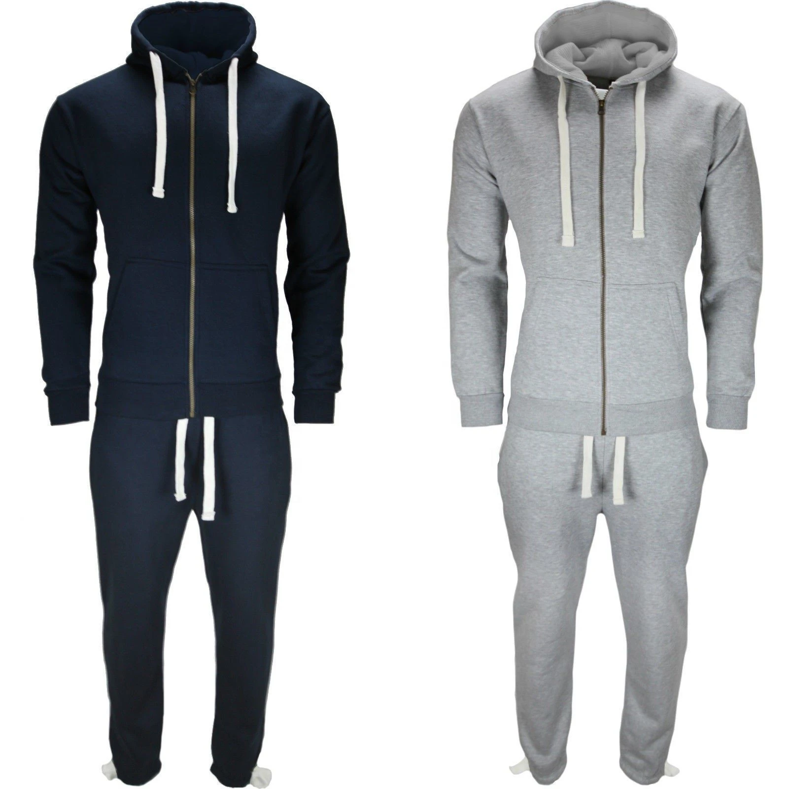 Buy New Mens Full Tracksuit Set Fleece Hoodie Top Bottoms Jogging ...