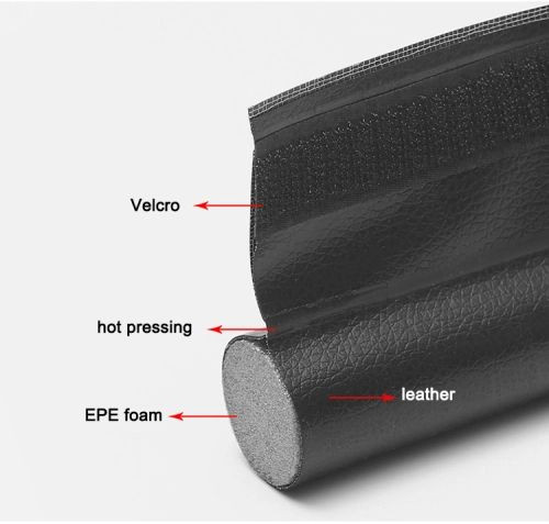 Buy Flexible Strip Under Door Draft Stopper Twin Portable Door Stopper ...