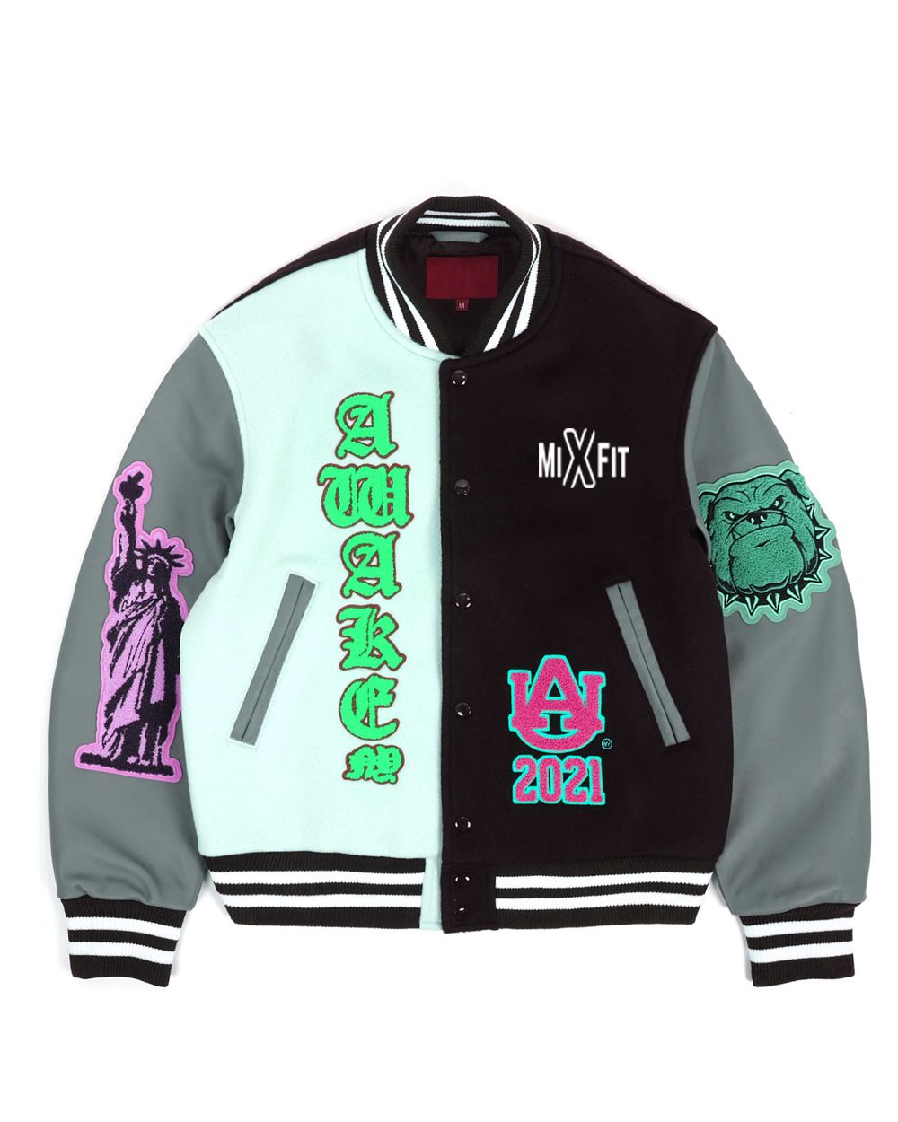 Buy Baseball Varsity Letterman Lightweight Jacket from MIXFIT APPARELS ...