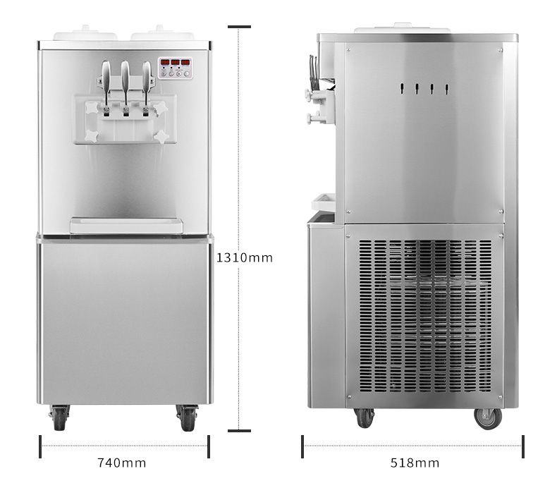 Buy Commercial Frozen Cone Roll Ice Cream Machine from Shanghai Enbo E ...