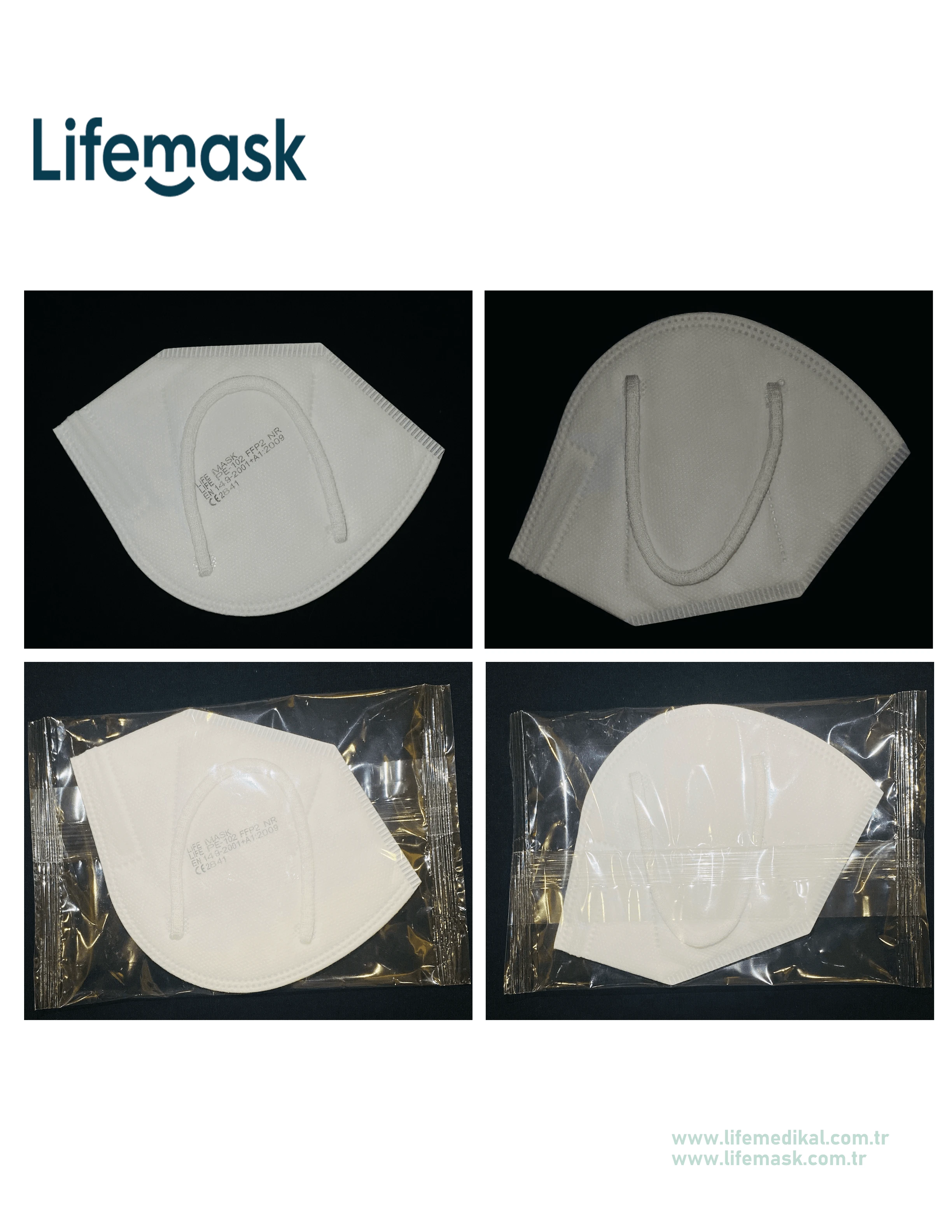 Buy Ffp2 5 ( Five ) Ply Protective Mask from Life Medikal Sağlık ve ...