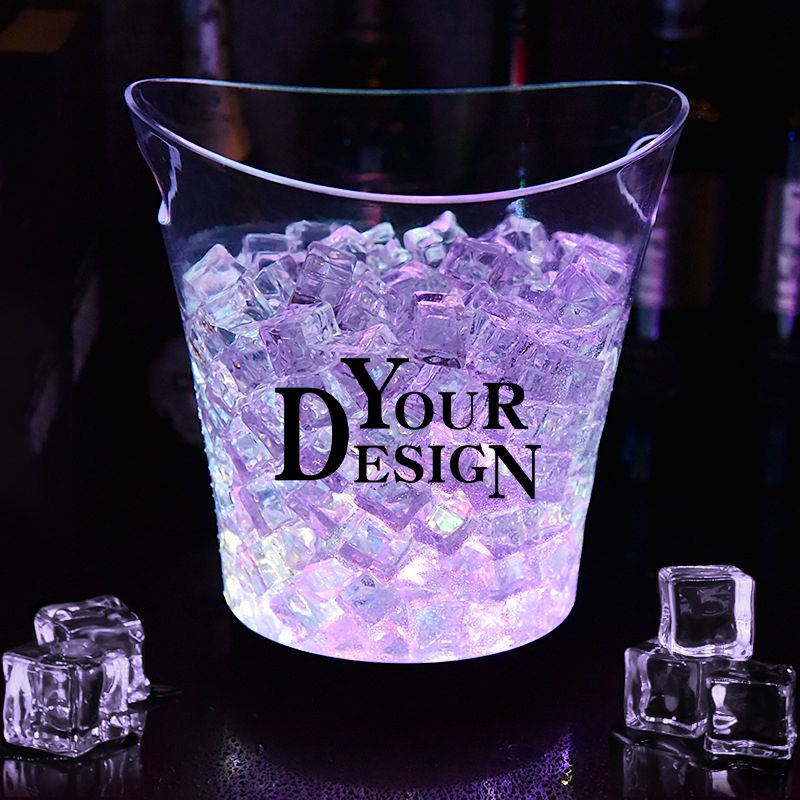 Buy 5l Transparent Led Lighted Ice Bucket from Suzhou Hengshuo Imp ...