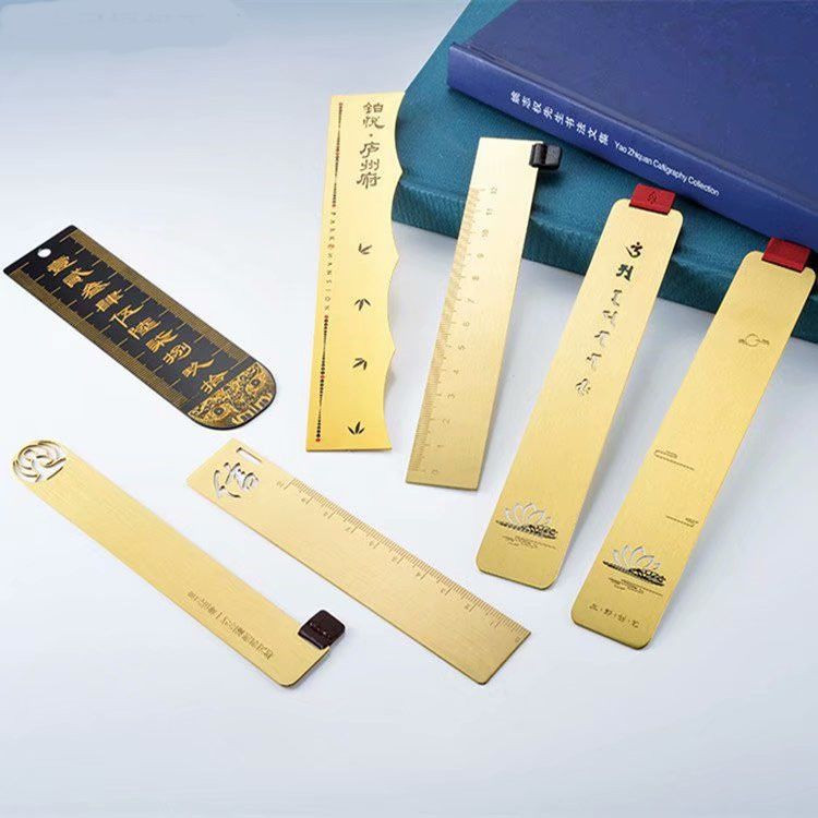 Buy Promotional Gifts Metal Bookmark Ruler Customized Design Bookmarker ...