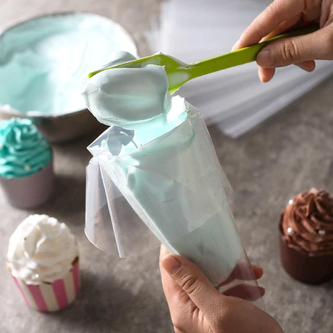 Buy 14 Inch 20pcs Per Set Disposable Pastry Bag Icing Piping Bag Cake ...