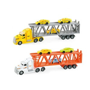 Buy 1:50 Scale Friction Powered Container Truck Toy Trailer Toys With ...