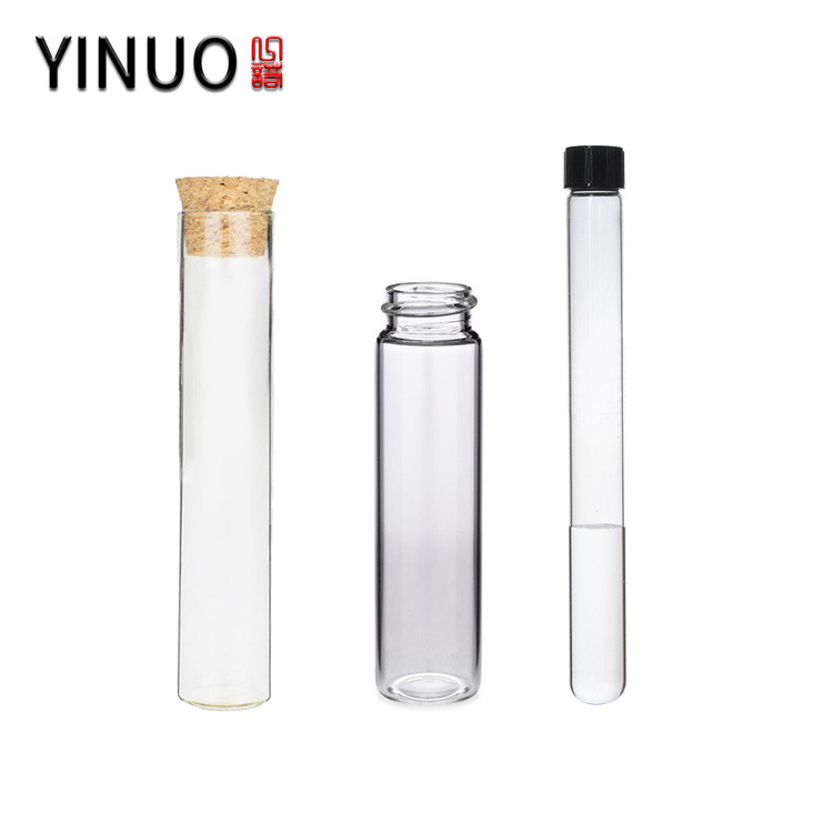 Buy 200ml Laboratory Empty Sample Bottles Test Tube With Wooden Stopper ...