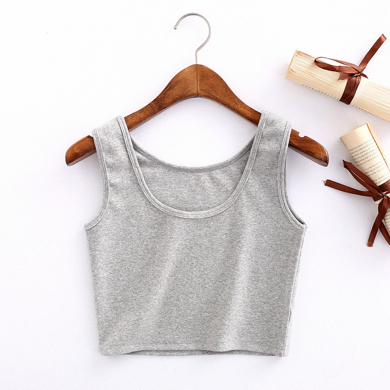 Buy 2020 Summer Slim Render Short Tank Top Sleeveless Camisole Women ...