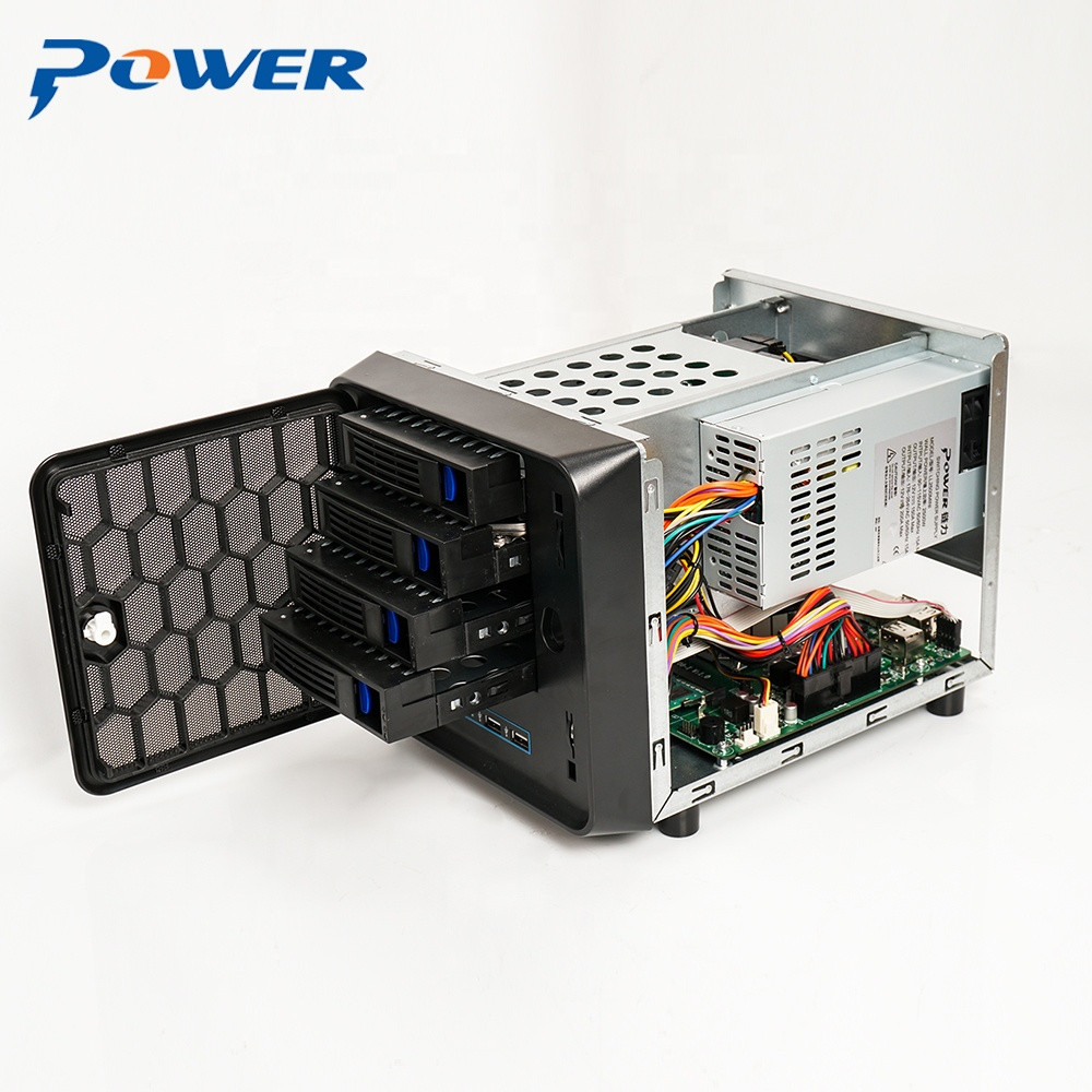 Buy 4 Bays Microatx Mini Itx Nas Server With Motherboard Memory And ...