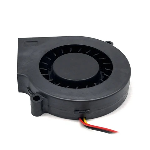 Buy 7515 3inch 12v 24v Dc Cooling Silent Brushless Blower 75x75x15mm ...