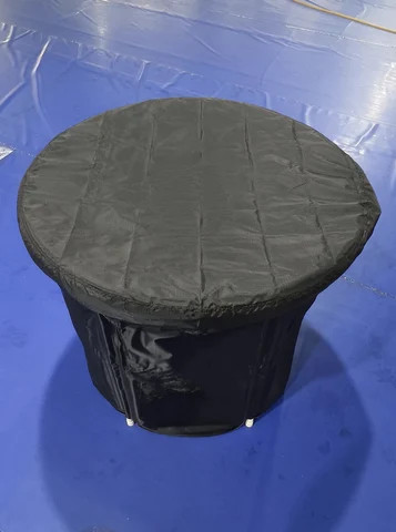 Buy 80*75cm All Black Athlete Ice Bath Rehabilitation Bathtub Supports ...