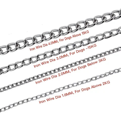 Buy Adjustable Strong Dog Shock Chain Collar Dog Control Chain Dog ...