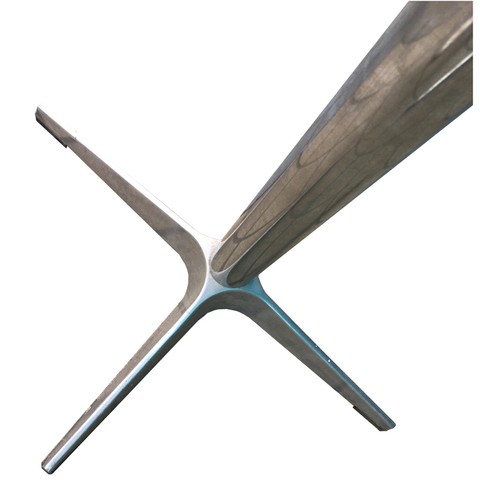 Buy Aluminum Bases Table Base Unique Unique Design 4 Star Metal Table ...