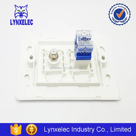 Buy Australia Wall Plate Tv Antenna Network Data Internet Socket Outlet ...