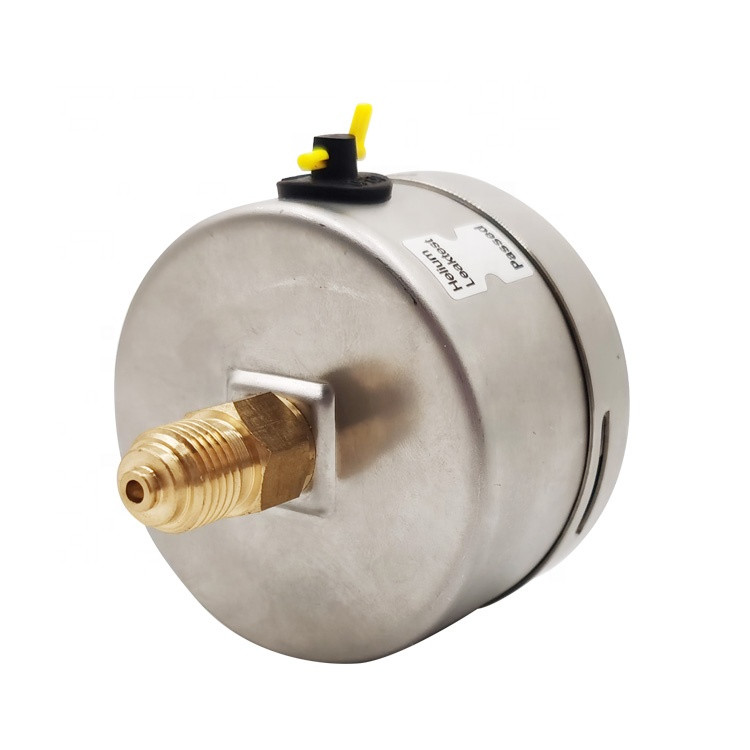Buy Axial Connection Silicone Oil Filled Pressure Gauge 10 Bar from Xi ...