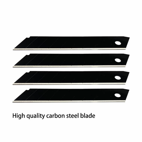 Buy Best Quality 18mm Black Blades Office Box Cutter Snap Off Blade ...