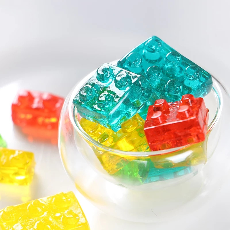 Buy Building Blocks 4d Soft Candy Sweets Custom Gummy Candy In Bulk ...