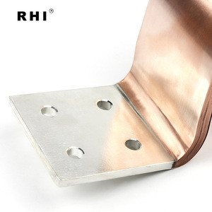 Buy Copper Strip Tin Plating Transformer Copper Flexible Shunt Auto Bus ...