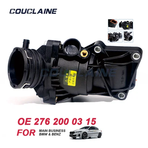 Buy Couclaine W205 2762000315 Coolant Thermostat Housing Assembly ...