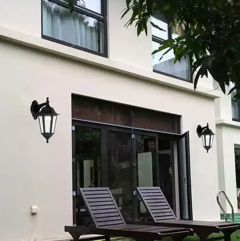 Buy E27 Lampholder Outside Wall Lantern Light Fixture Mounting Garden ...