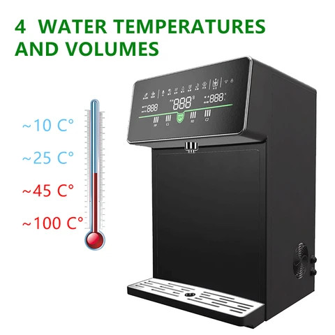 Buy Electric Counter Top Ro Reverse Osmosis Water Filter Dispenser ...