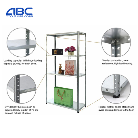 Buy Heavy Duty Raw Material Metal Sheet Home Storage Rack Iron Shelf ...