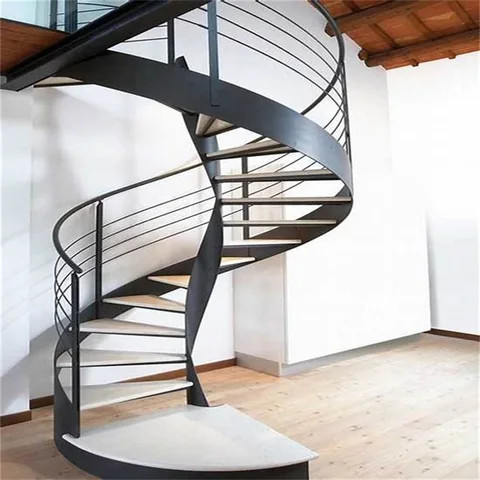 Buy Interior Spiral Stair With Removable Handrail Metal Galvanized ...