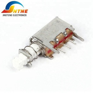 Buy Latching Locking Pcb Push Button Switch Dpdt 6 Pin Dip A05 Self-locking Straight Key Push ...