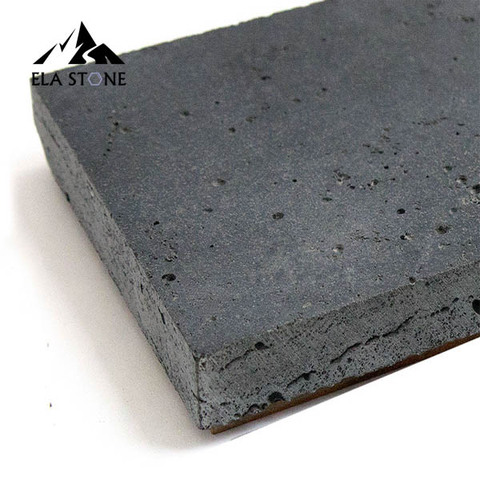 Buy Lava Stone - Black Basalt Lava Stone Thick Flooring Tile from ELA ...