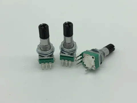 Buy Metal Bushing ,plastic Shaft ,9mm Rotary Potentiometer B103 For ...