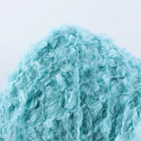 Buy Naturally Curly High Tenacity 2.6nm/1 Loop Yarn Crochet Blended ...