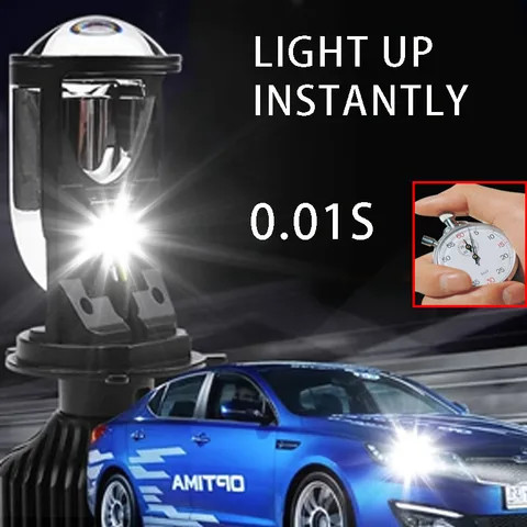Buy Near And Far Led Headlights For Motor Bike With Csp 3570 Chip High ...