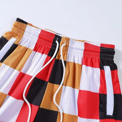 Buy New Design Mens Summer Breathable Quick Drying Grid Mesh Shorts For ...