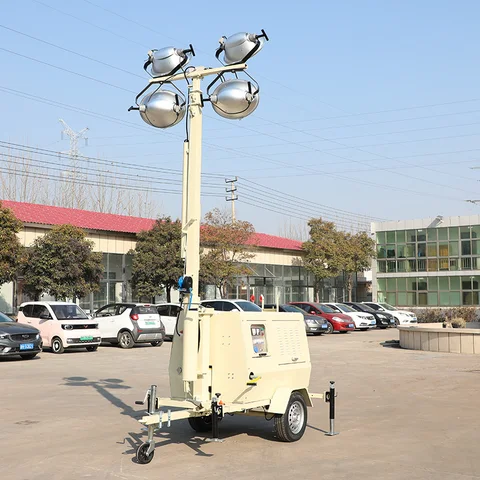 Buy Official Construction Led Diesel Engine Light Towers Solar Mobile ...