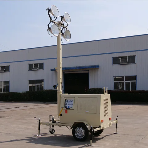 Buy Official Construction Solar Light Truck Portable Led Light Tower ...