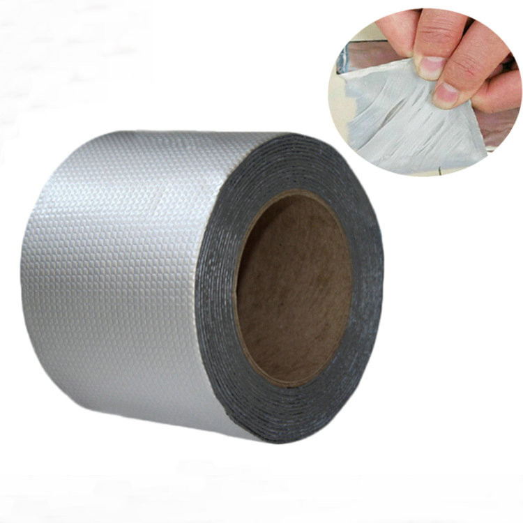 Buy Outdoor Flashing Roof Rubber Sealing Repair Roof Tape Waterproof Aluminum Foil Butyl Tape ...