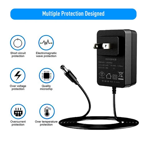 Buy Power Adapter 12v 3a Power Supply 12 Volt 3 Amp Ac Dc Charger ...