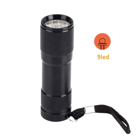 Buy Powerful Portable Super Bright 9 Led Mini Flashlight Small Torch ...