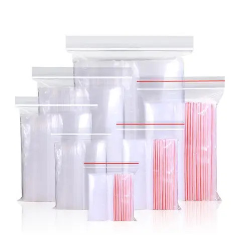 Buy Resealable Customized Transparent Plastic Pe Mylar Nylon Zipper ...