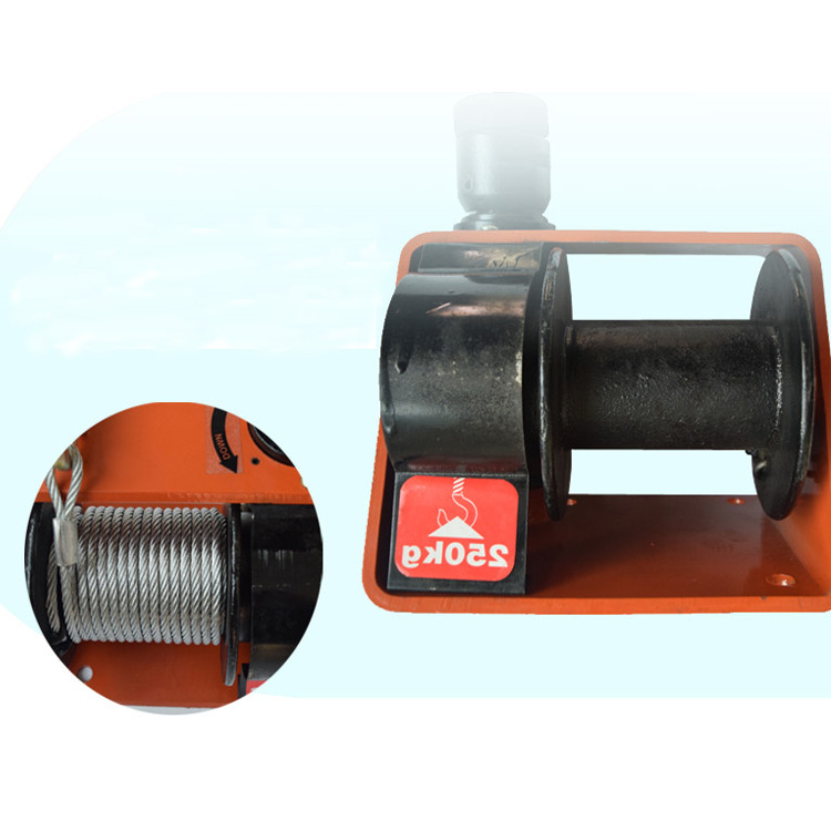 Buy Self Locking Hand Winch Manual Winch Turbine Worm Hand Winch from ...