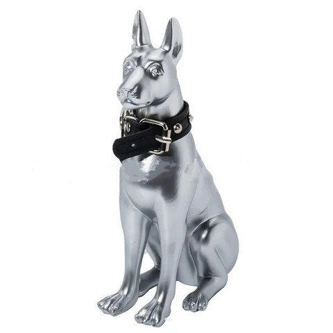 Buy Stainless Steel Custom Lifesize Metal Dog Sculpture Doberman ...